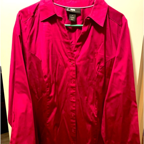 Lane Bryant | Tops | Womens Lane Bryant Plus Sized Raspberry Colored ...